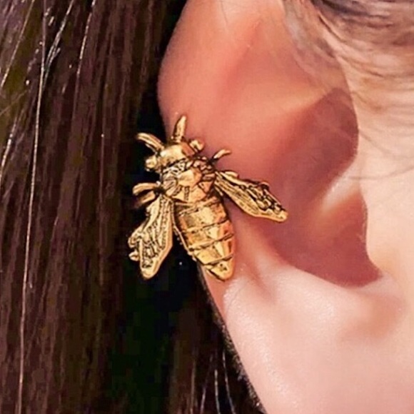 Jewelry | 125new Large Bee Shape Cute Ear Cuff Single Earring | Poshmark